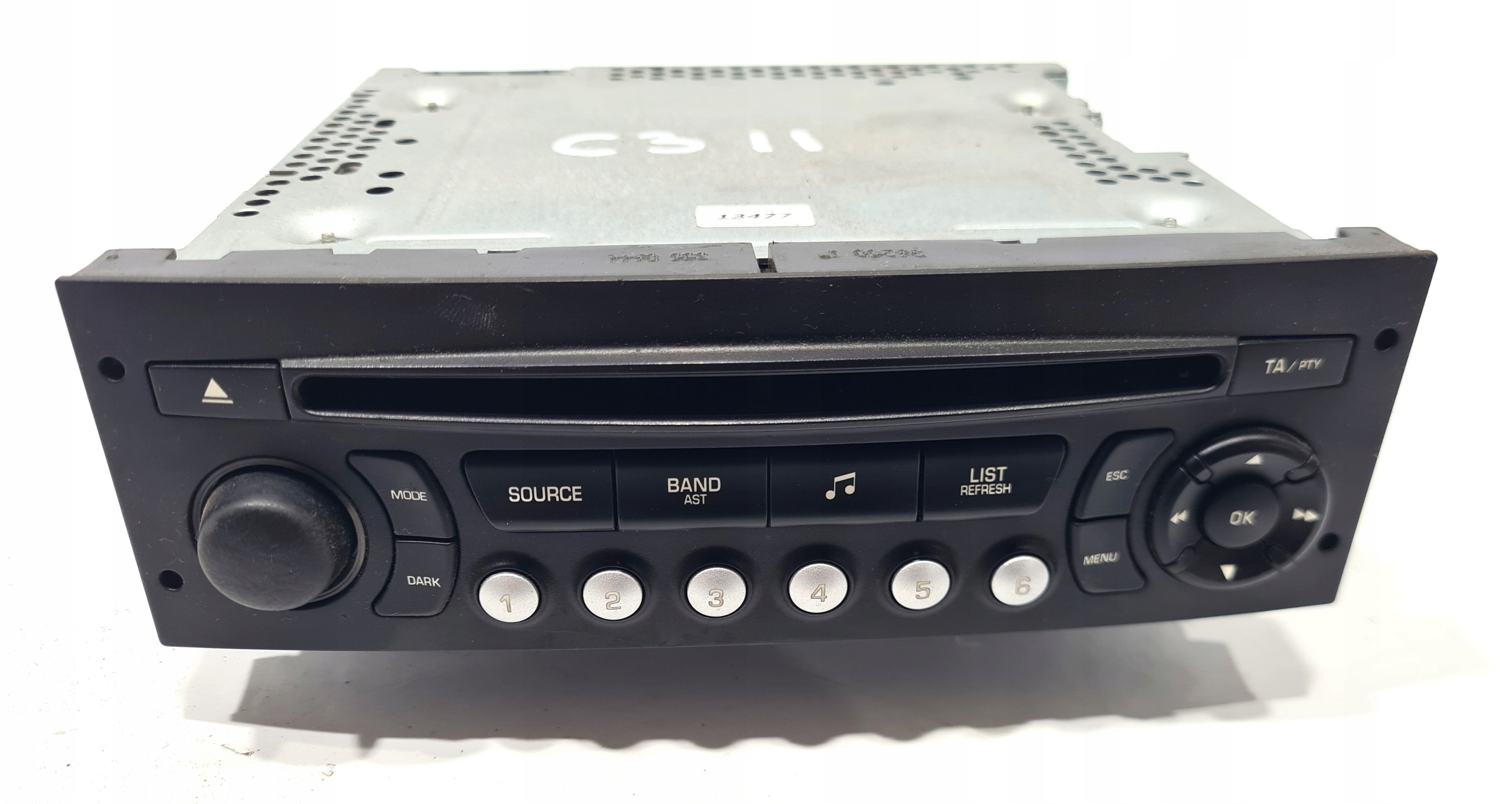 CITROEN C3 II DS3 RADIO CD FABRYCZNE 96775574 96775574XT 96775574XT00 ...
