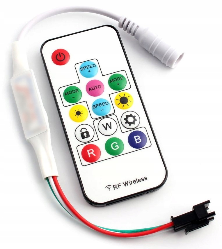 Digitális vezérlő LED RGB szalaghoz WS2811 WS2812 SP103E RF Magic PIXEL, (5904261968756) • Ár ...