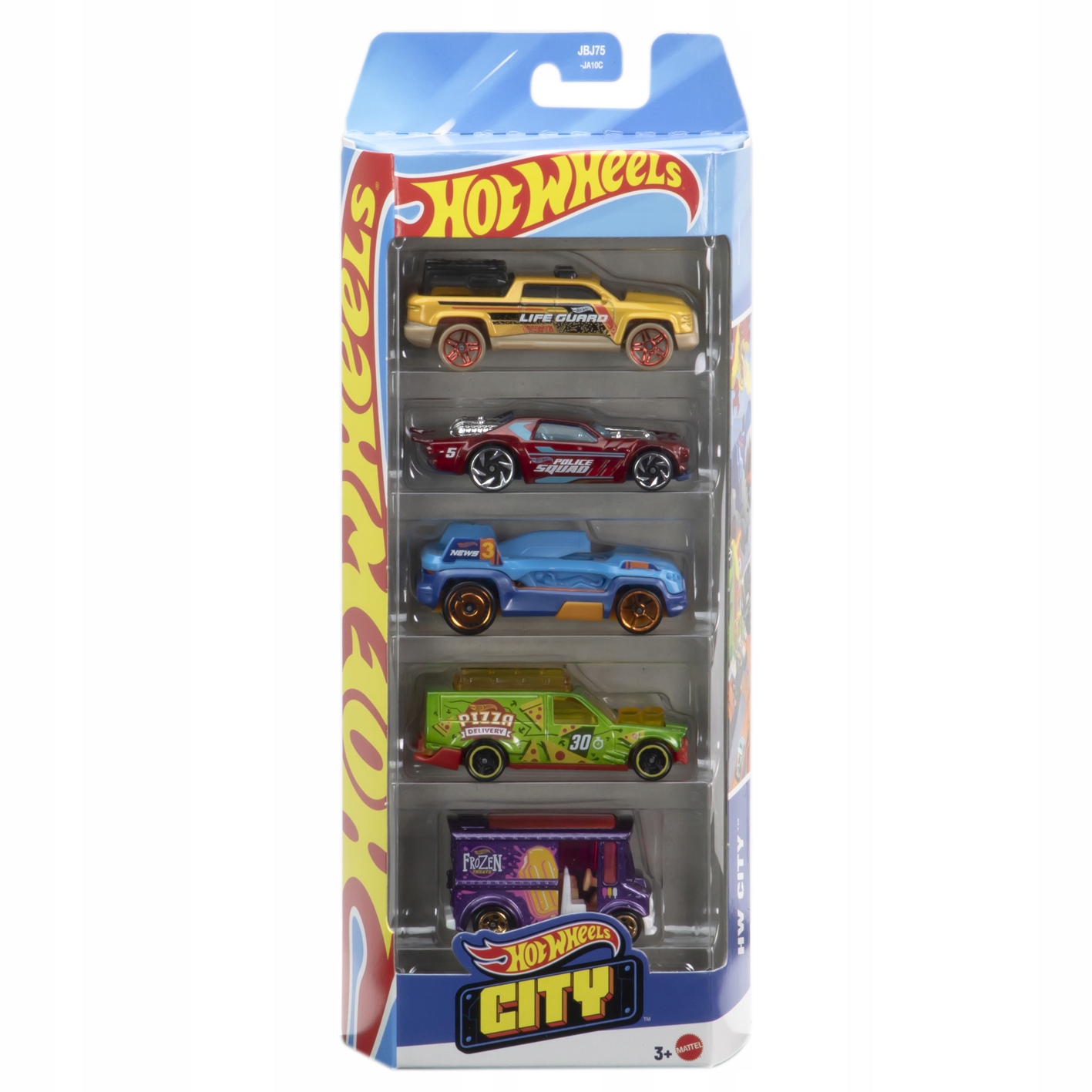 HOT WHEELS CITY 5-PACK ZESTAW 5 SAMOCHODÓW JBJ75 (5906168308529) • Cena ...