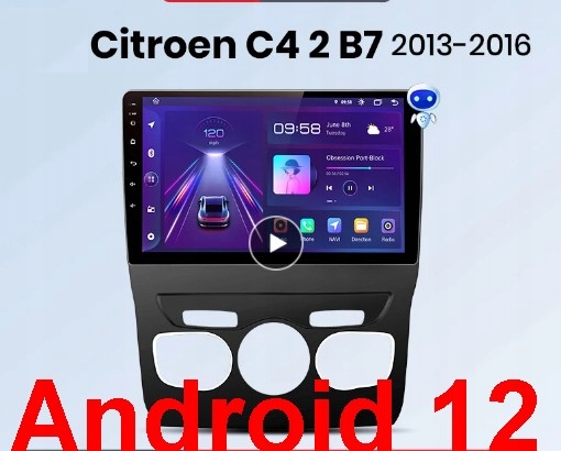 Radio Android 12 Citroen C4 2 GPS WiFi 2/32 - Sklep, Opinie, Cena w Allegro