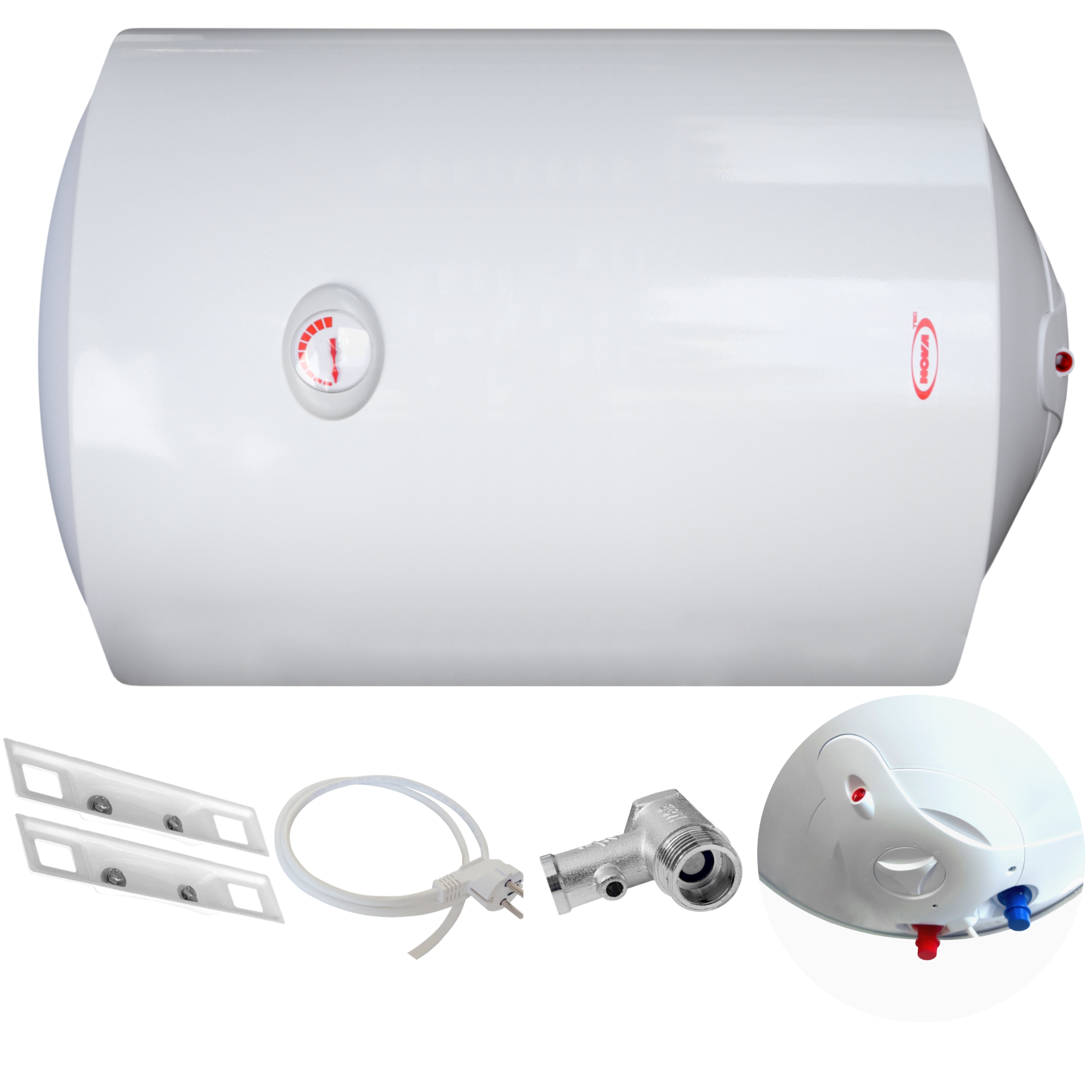 BOJLER ELEKTRYCZNY PODGRZEWACZ WODY POZIOM 80L 2kW (804415) • Cena ...