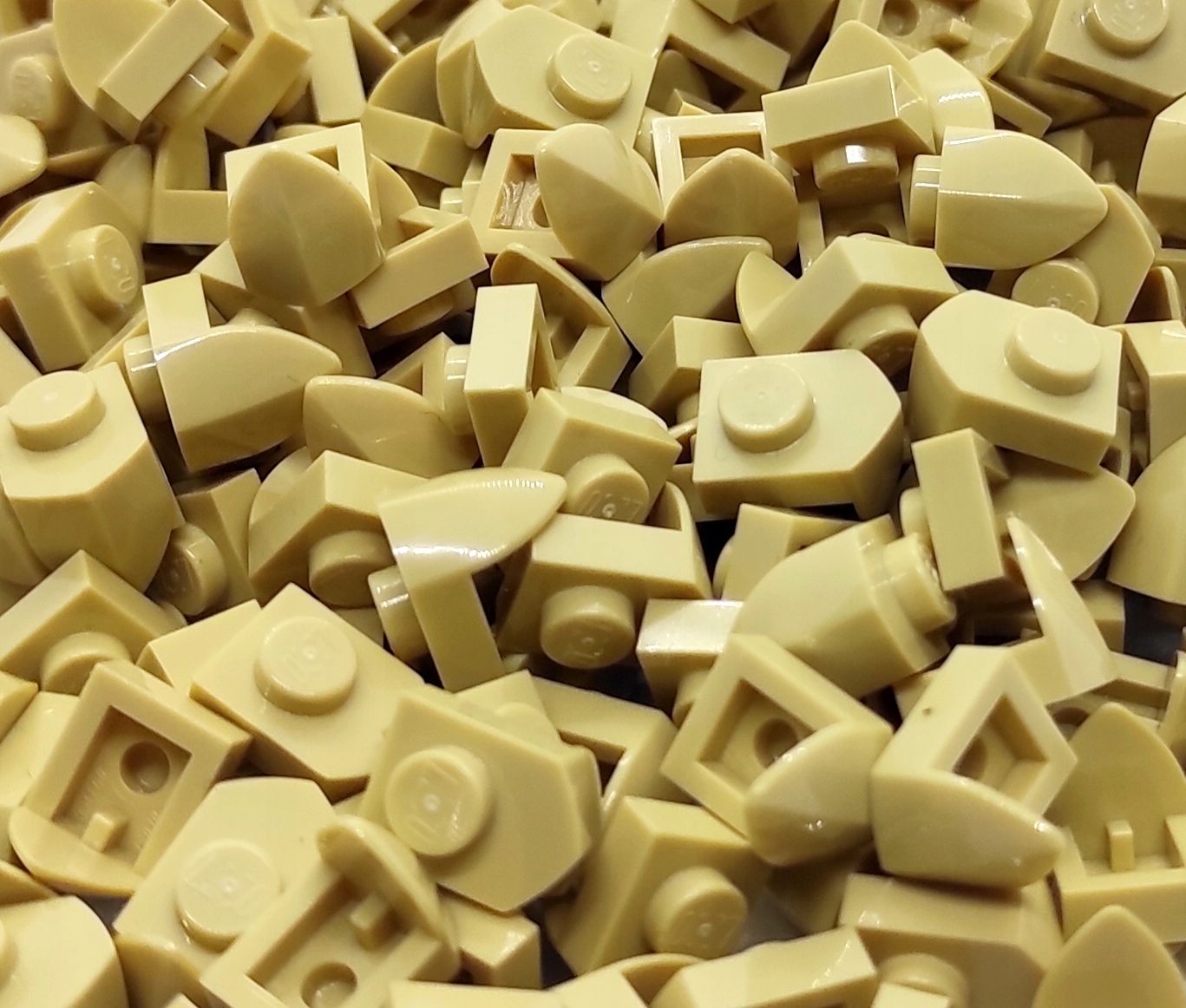 Lego 15070 Plate 1x1 Tooth Tan 25szt.Nowe • Cena, Opinie • Mieszane ...