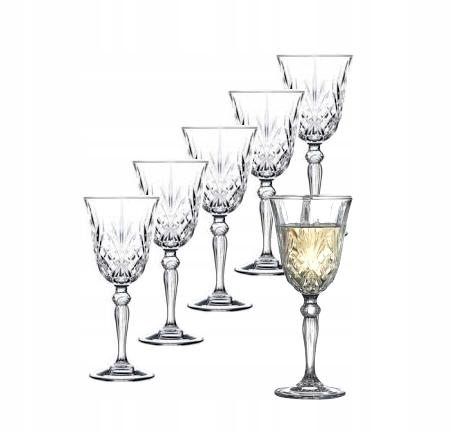 KRYSZTAŁOWE KIELISZKI DO WINA 210ML RCR MELODIA (8007815238477) • Cena ...