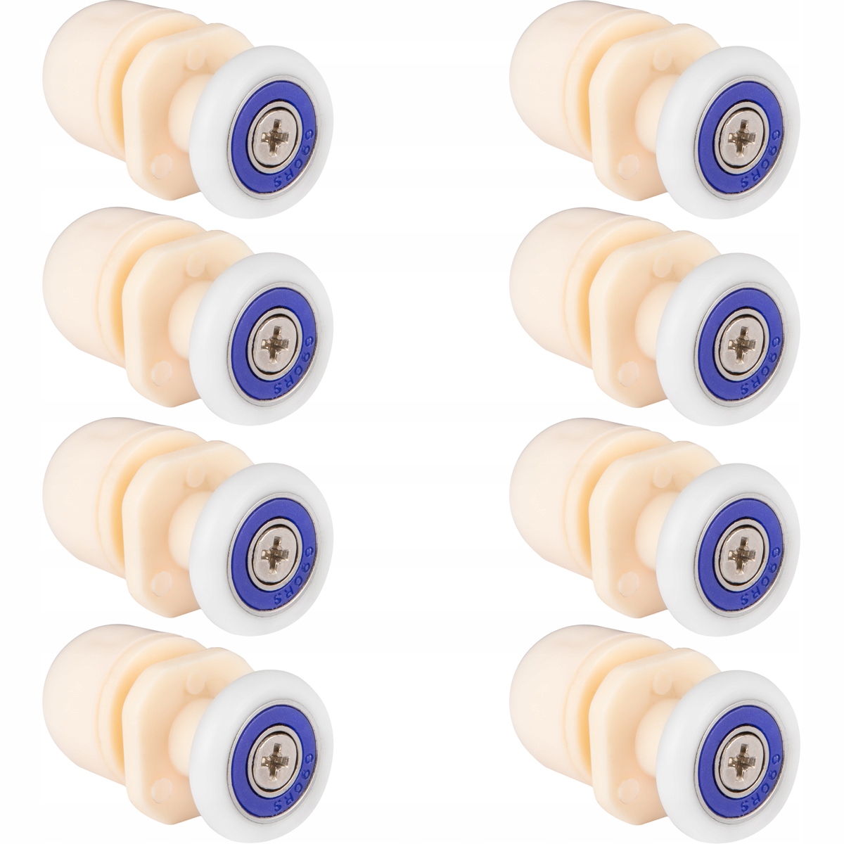 ROLKI MIMOŚRODOWE DO KABINY PRYSZNICOWEJ KABI ROLKI KÓŁKA 20 mm ZESTAW ...