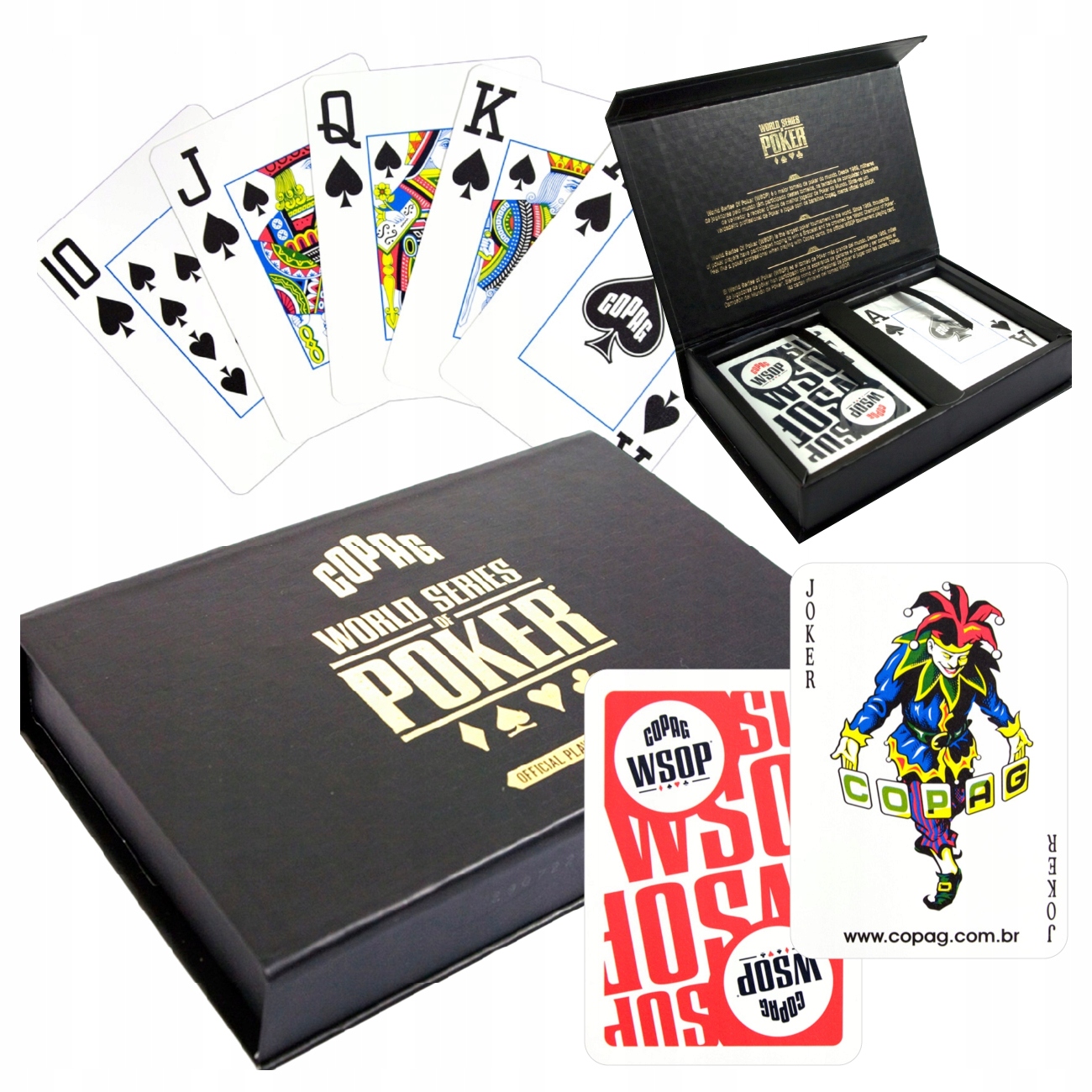 Karty do gry Copag WSOP Playing Cards in Luxury Box 2 talie - porównaj ...