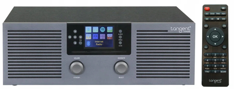 Radio sieciowe DAB+, FM, internetowe Tangent Radio Fem Black • Cena ...
