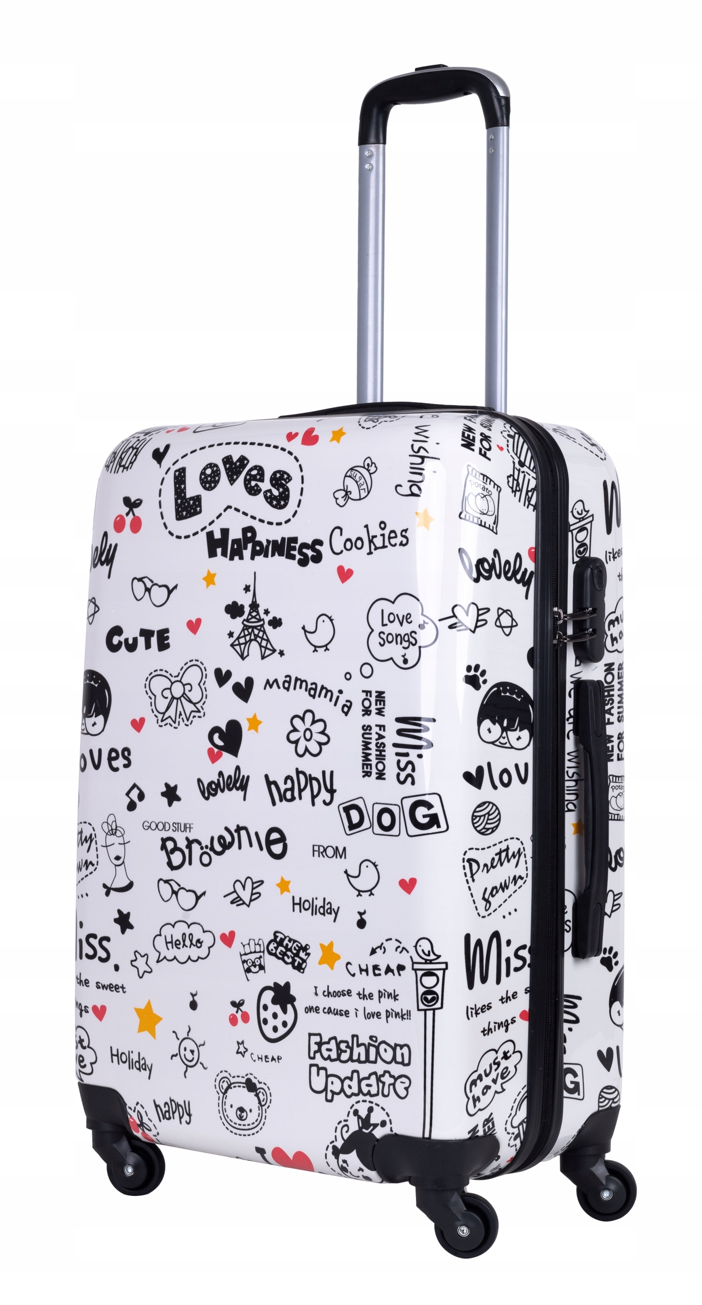 Walizka Średnia Biała - Niska cena na Allegro.pl