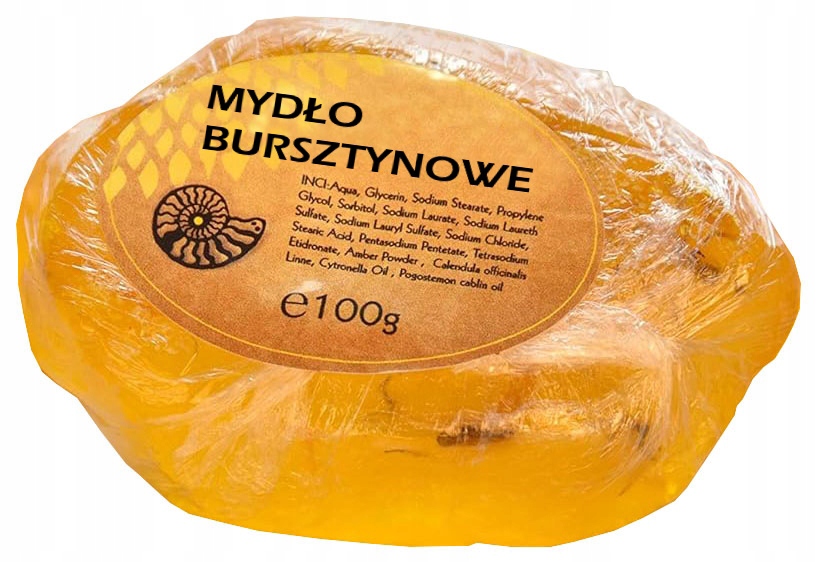 BURSZTYNOWE MYDŁO 100g MYDEŁKO BURSZTYN NATURALNE (654728104382) • Cena ...