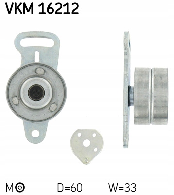 SKF VKM 16212 Rolka napinacza, pasek rozrządu • Cena, Opinie - Allegro