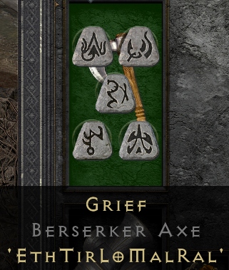 Żal Grief w BA D2R Resurrected Ladder LD PC PS - Stan: Produkt cyfrowy ...