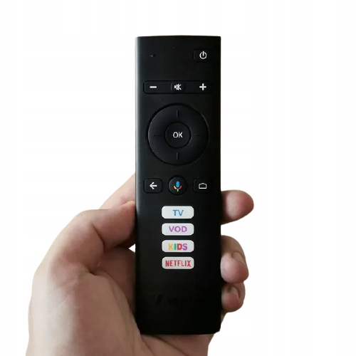 Mini PILOT VECTRA 4K BLUETOOTH Oryginał PIONOWE Guziki: TV VOD KIDS ...