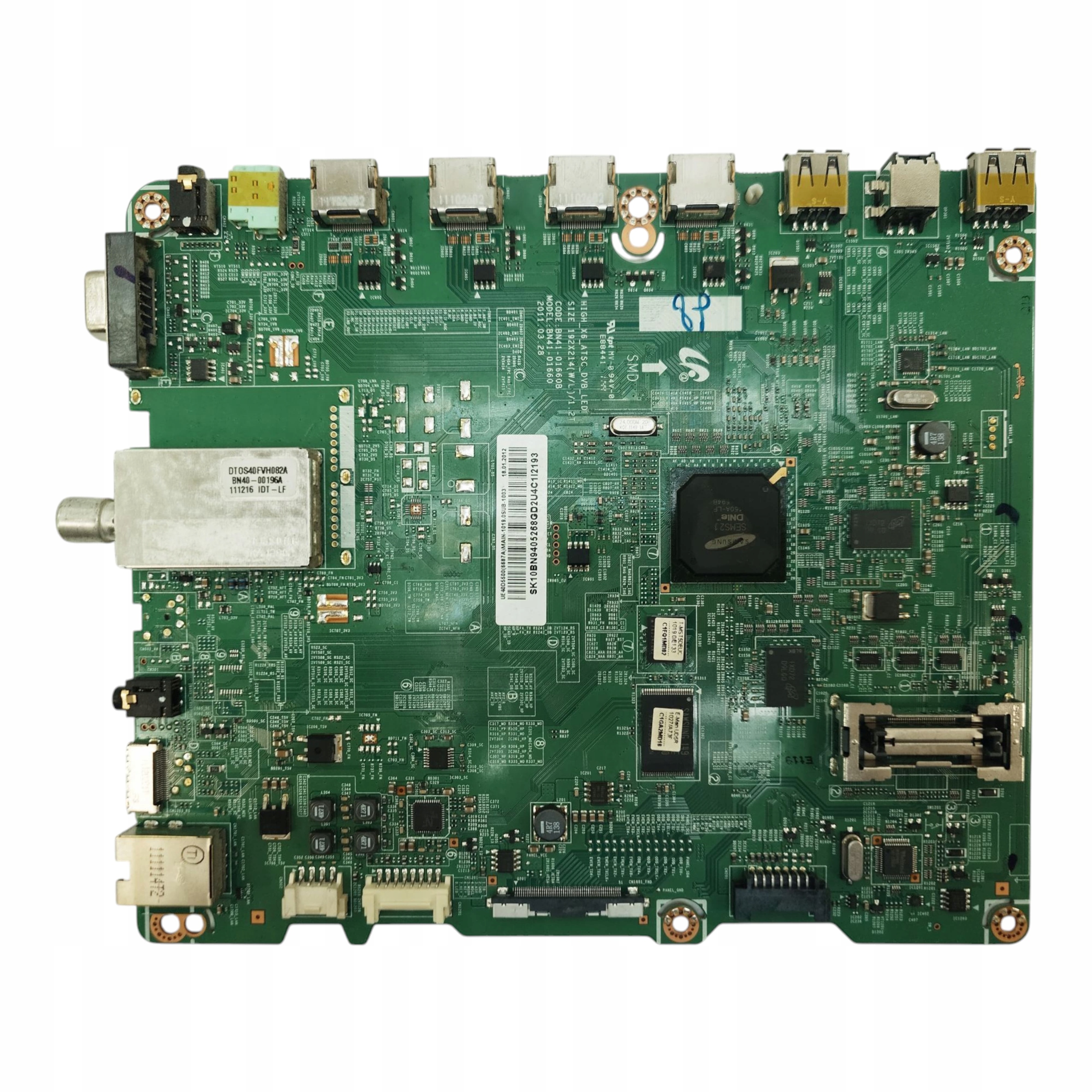 PŁYTA GŁÓWNA BN41-01660B SAMSUNG UE40D5500 USZKODZONA • Opinie - Allegro
