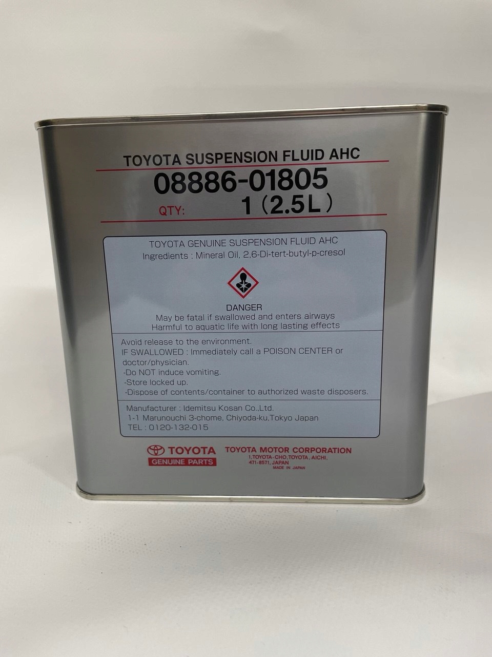 ORYGINALNY OLEJ DO ZAWIESZENIA AHC 2.5L TOYOTA LEXUS, 08886-01805 OE za ...