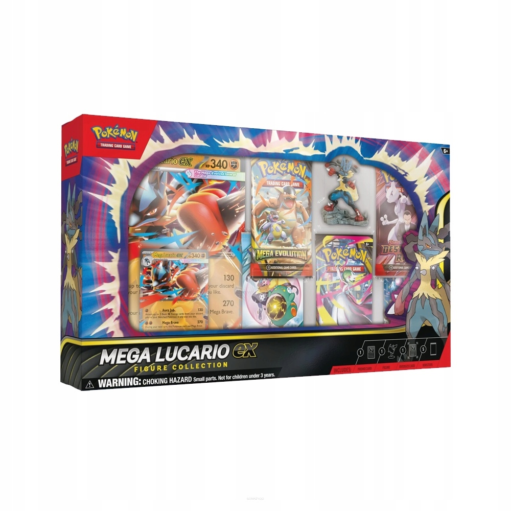 Pokemon TCG November Figure Box Mega Lucario EX - Stan: Nowy 249.89PLN ...