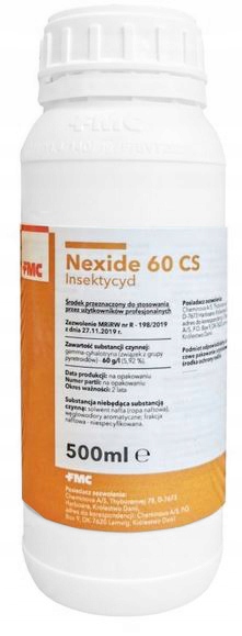 Nexide 60 CS 0,5L FMC (5703265570305) • Cena, Opinie • Środki ochrony roślin 12822990401 • Allegro