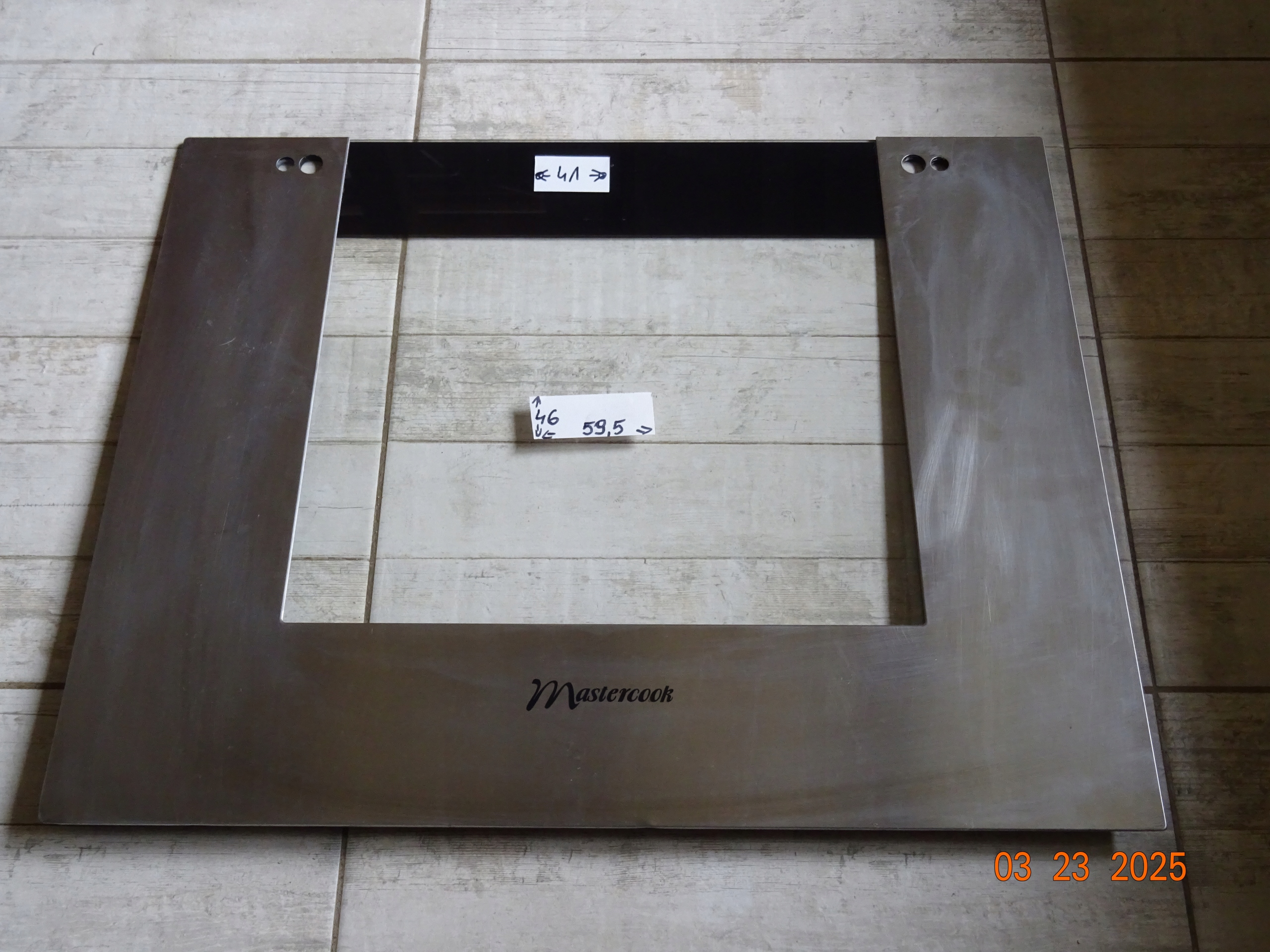 SZYBA ZEWNĘTRZNA PIEKARNIKA MASTERCOOK 46 x59,5 cm - Sklep, Opinie ...