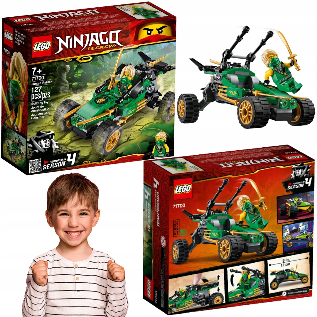 KLOCKI LEGO DŻUNGLOWY ŚCIGACZ PREZENT DLA 8 LATKA 14609204419 - Allegro.pl