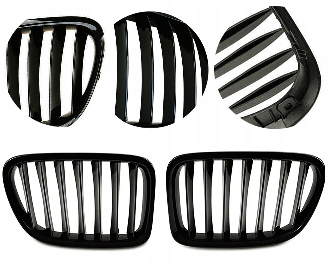 036GB 2009 - Решітка для нирок BMW X1 E84 2009-2015 чорний глянець ...