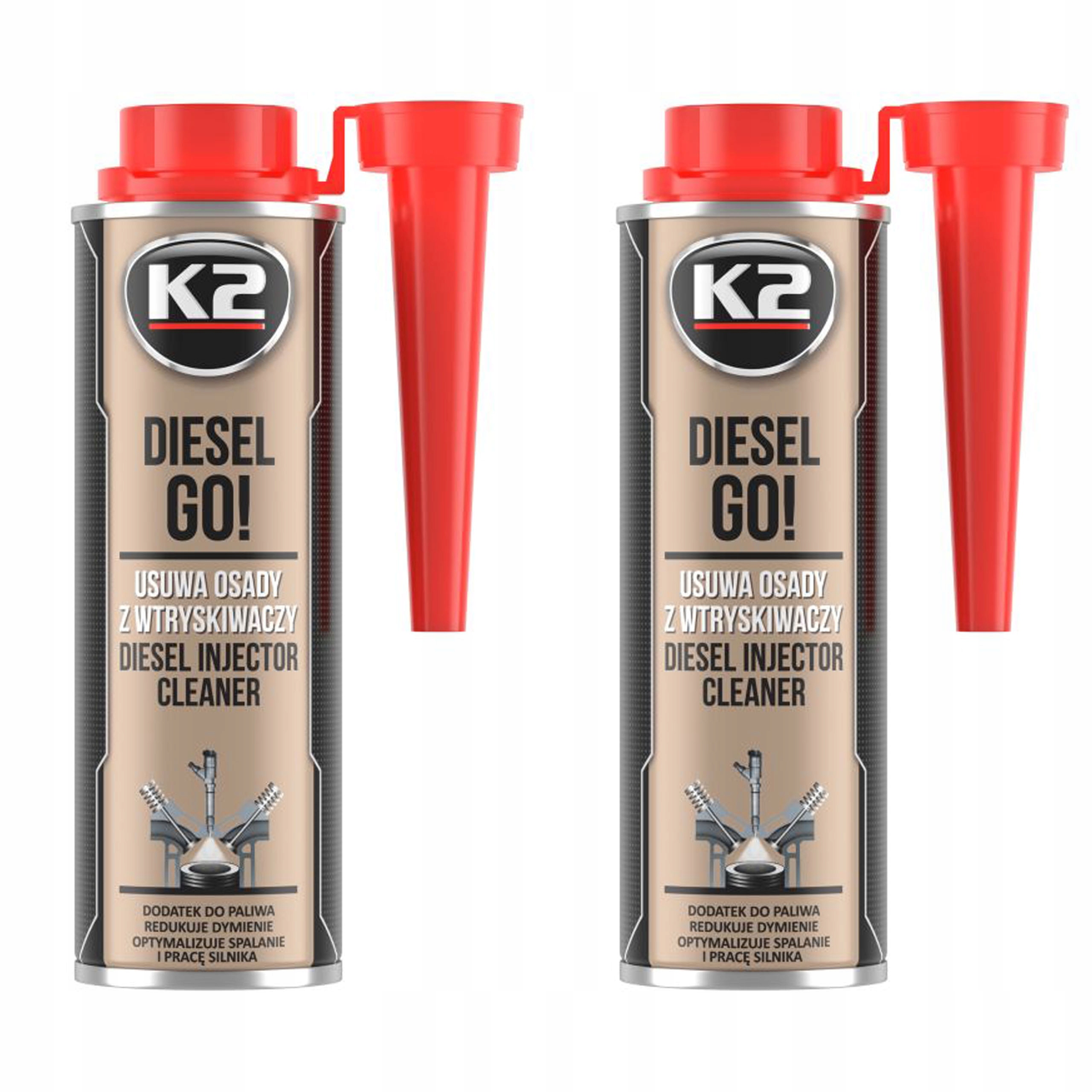 K2 DIESEL GO! - DODATEK DO PALIWA - CZYŚCI WTRYSKI X2 5906534018489 za ...