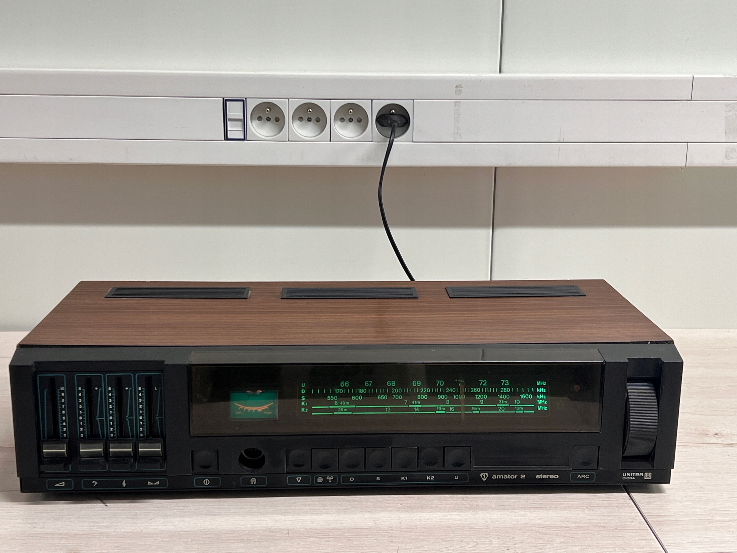Tuner radiowy analogowy Unitra AMATOR 2 czarny • Opinie - Allegro