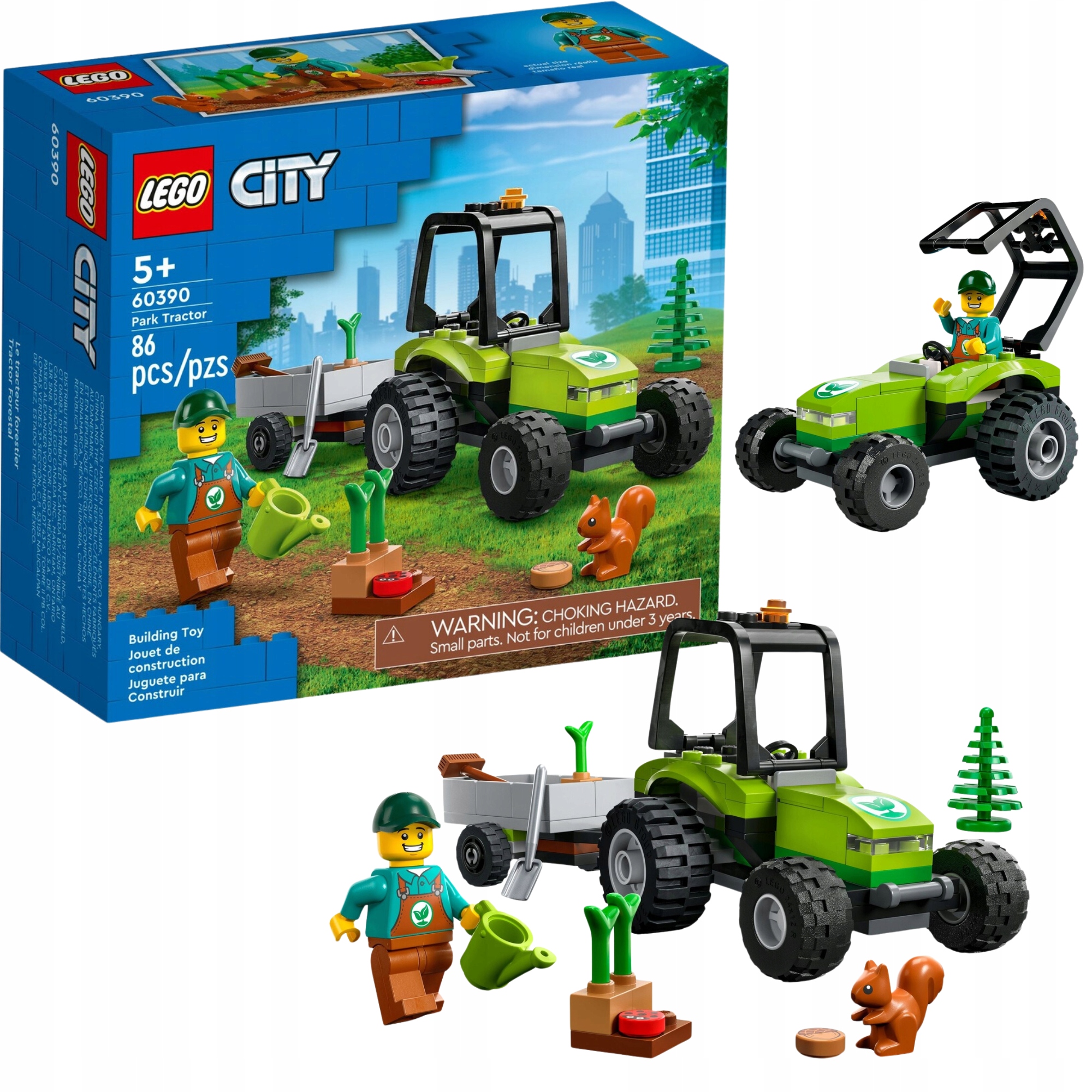 Lego City, Traktor w Parku, 60390 - Klocki LEGO - sklep Allegro.pl