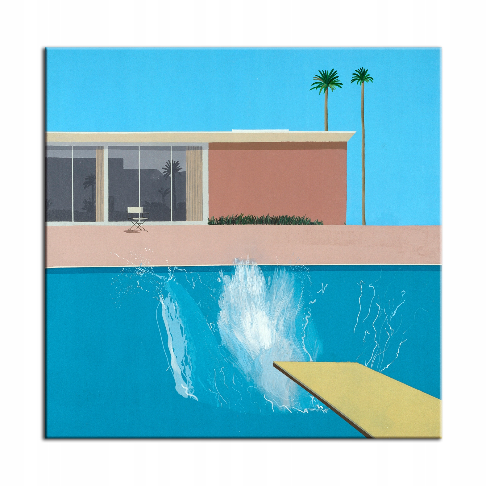 David Hockney - A bigger splash, obraz basen 40cm • Cena, Opinie ...