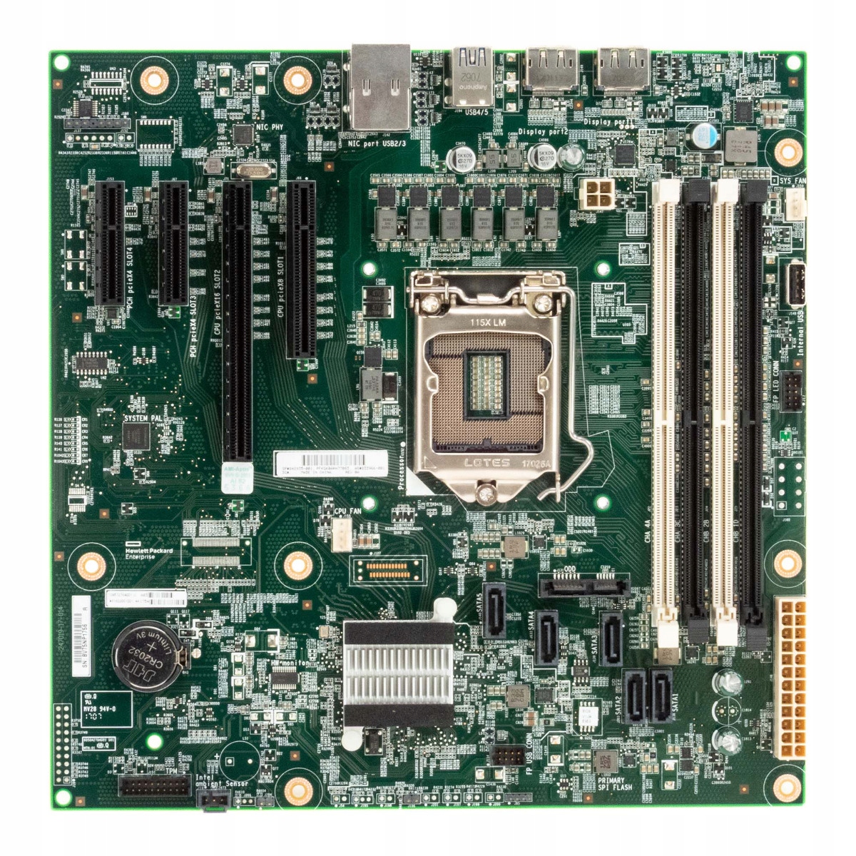 HP 842935-001 LGA 1151 foglalatú DDR4 PCIe alaplap Proliant ML10 GEN9 ...