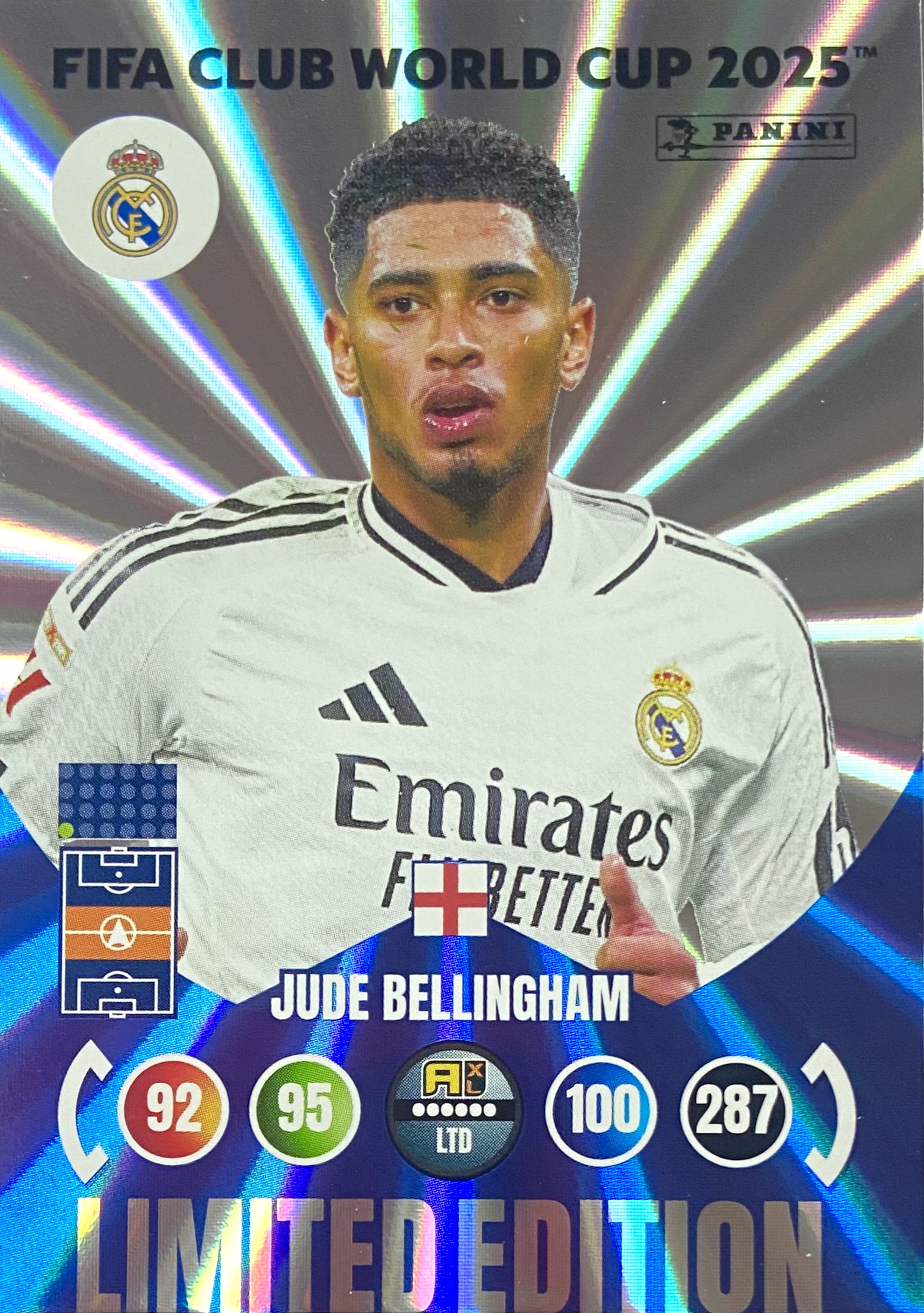 FIFA CLUB WORLD CUP 2025 LIMITED JUDE BELLINGHAM REAL MADRYT ...