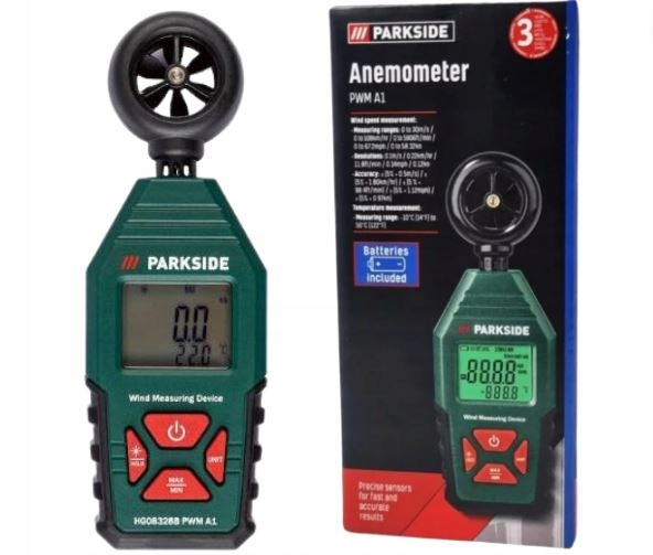 ANEMOMETER PWM A1 PARKSIDE Anemometer Teplomer | KúpSiTo.sk - Tovar z ...