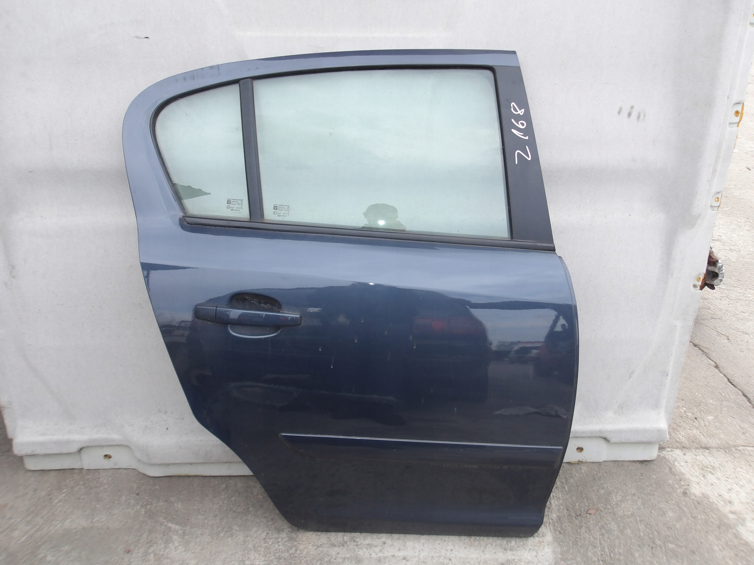 OPEL CORSA D DRZWI PRAWE TYLNE KOMPLETNE Z168 06-11 5D za 250.00PLN z ...