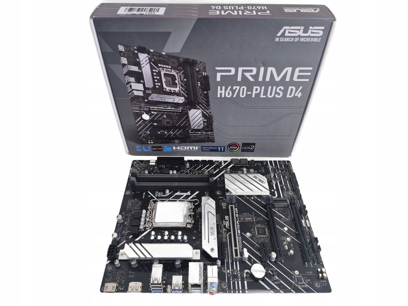 ASUS H670-PLUS D4 Socket 1700 Płyta Główna w Ostrów Wielkopolski ...