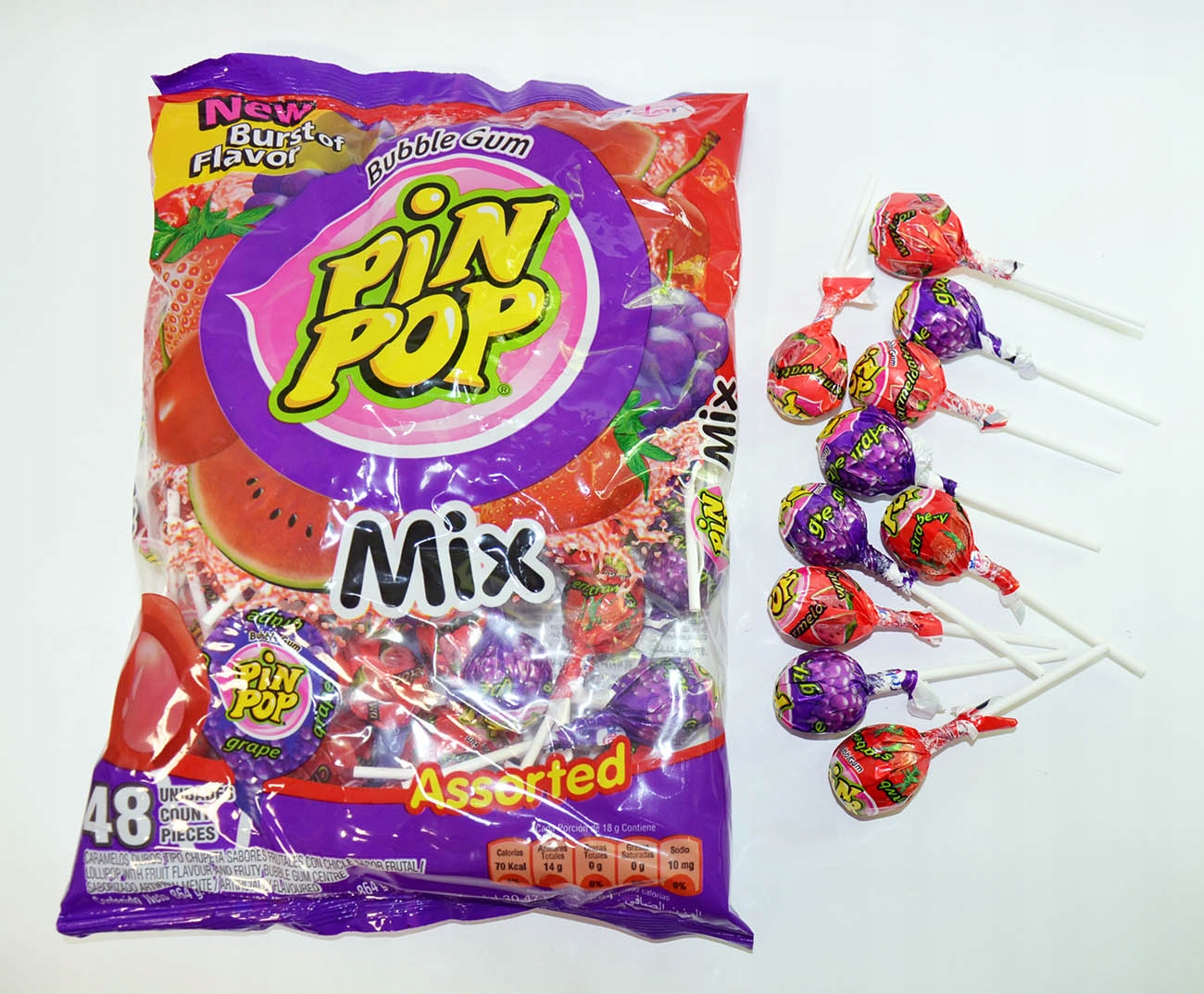 Lizaki Aldor Pin Pop Mega Mix 48 szt. (7702174068956) • Cena, Opinie ...