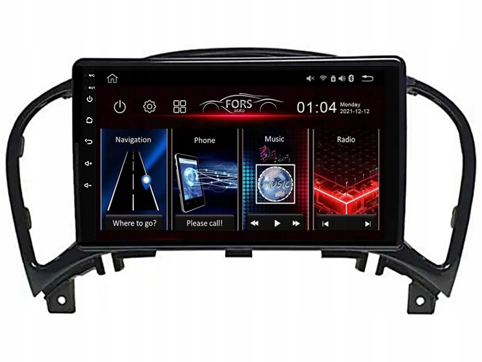 Rádio Android FS-Max4 Nissan Juke 2011-2016 4/32 CarPlay Android Auto ...