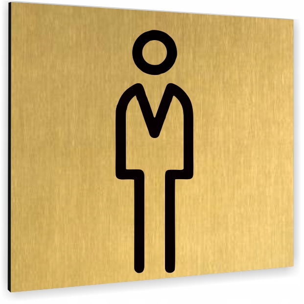 Tabule Nerezová tabule ALUMINIUM LIBOVOLNÝ NÁPIS PIKTOGRAM TEXT ZLATA ...