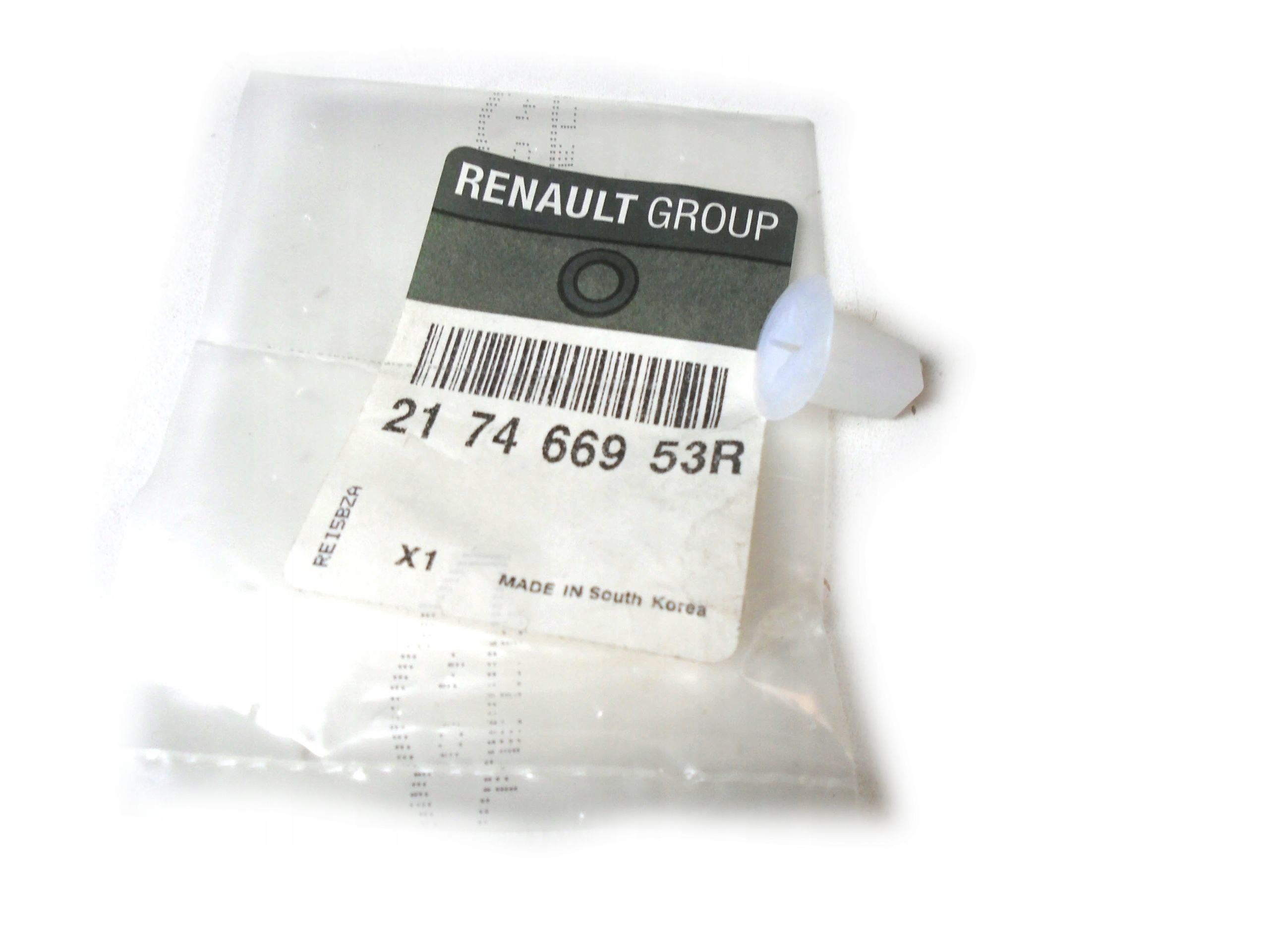 Spinka kołek listwy progowej Renault 217466953R 217466953R za 2,50 zł z ...