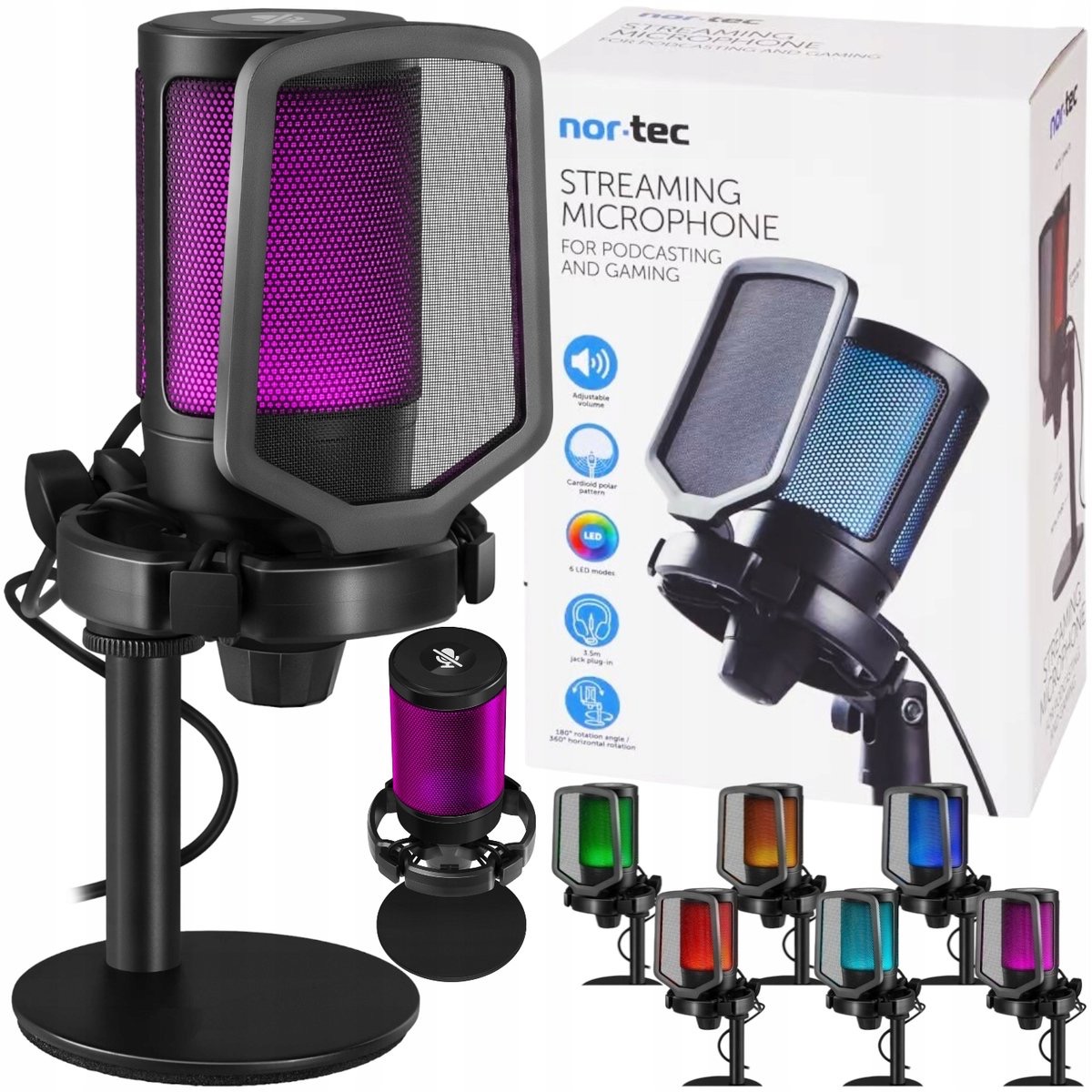 Mikrofon NOR-TEC MIKROFON DO GRANIA - Sklep, Opinie, Cena w Allegro