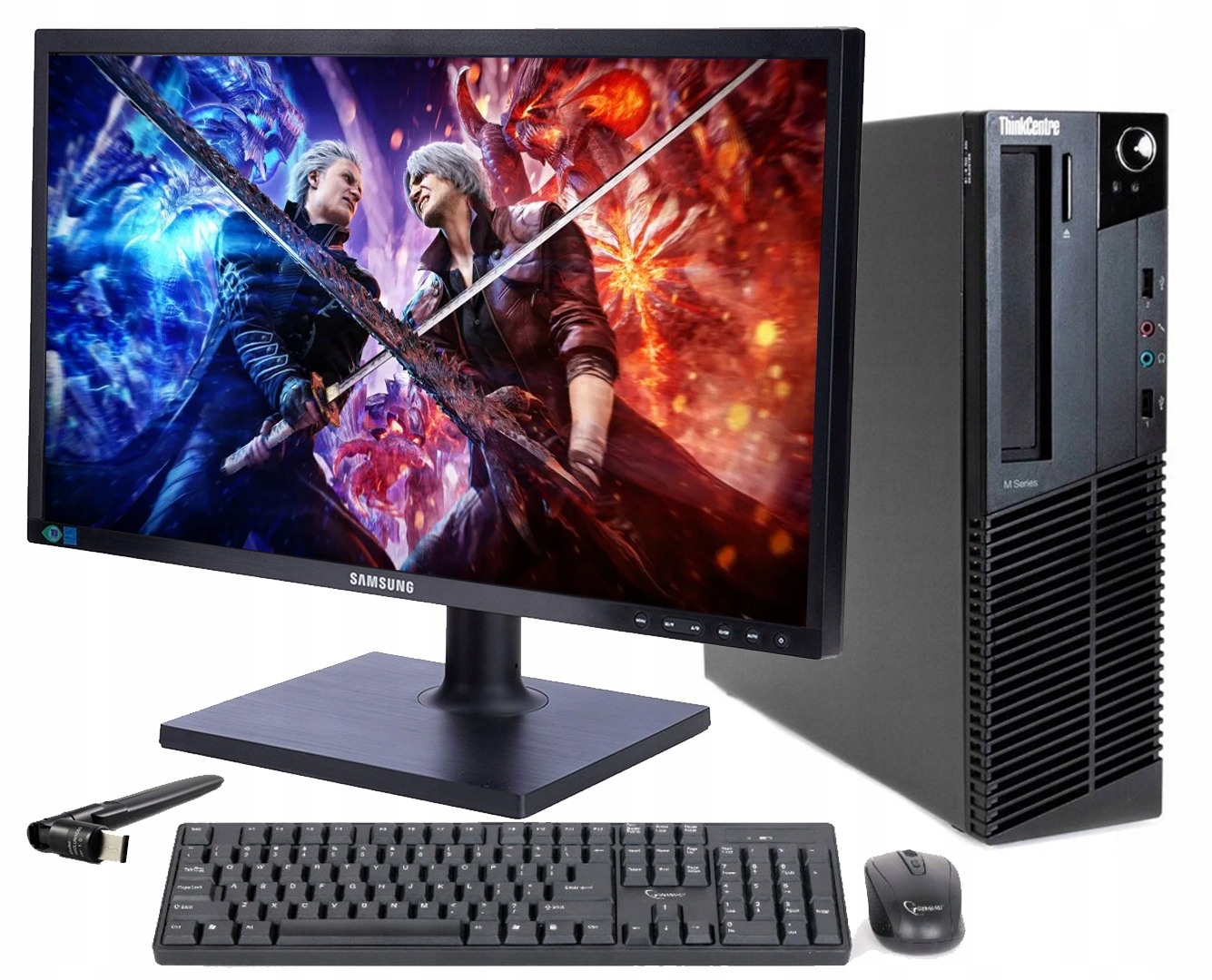 Zestaw komputerowy PC i5 8GB 500GB W10 + Monitor 24'+ mysz klawiatura ...