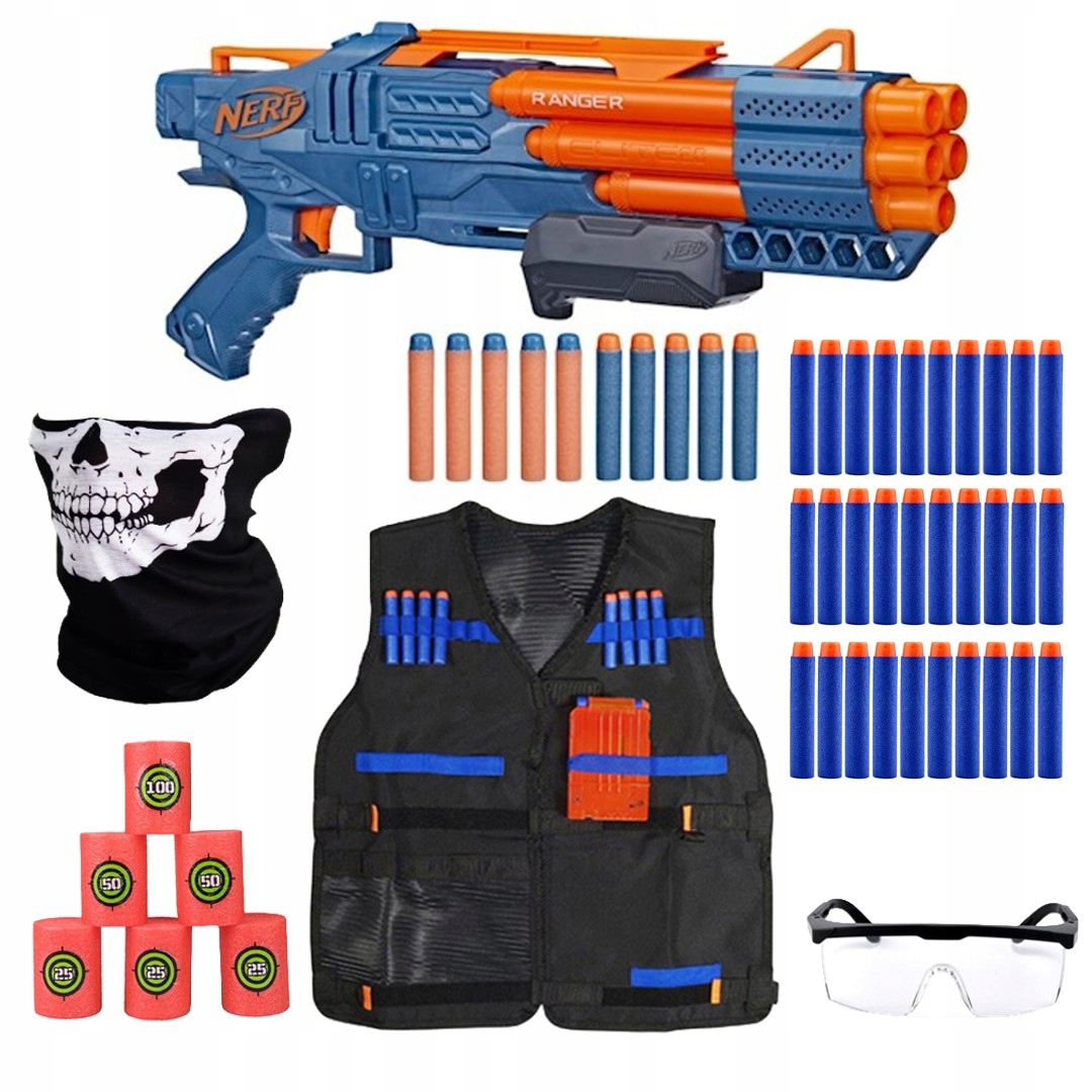 SHOTGUN NERF ELITE 2.0 RANGER PD-5 F4186 MEGA ZESTAW (5906088209470 ...