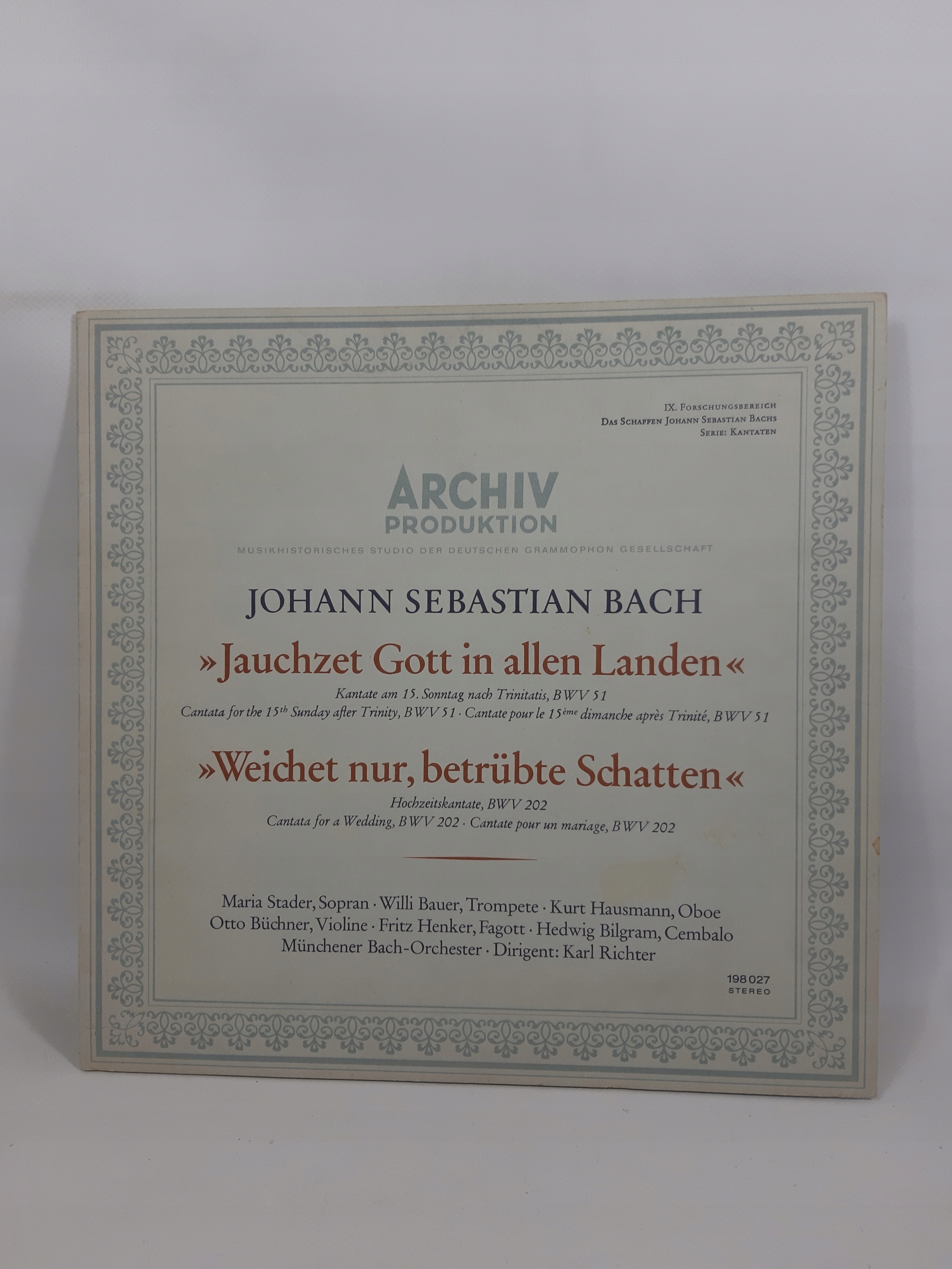 "Jauchzet Gott In Allen Landen" (Cantata For The 15th Sunday After ...