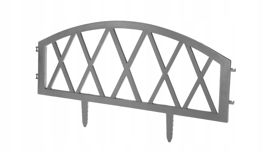 Modulární zahradní plot, sada 4 kusů, šedá za 189.00CZK - Allegro