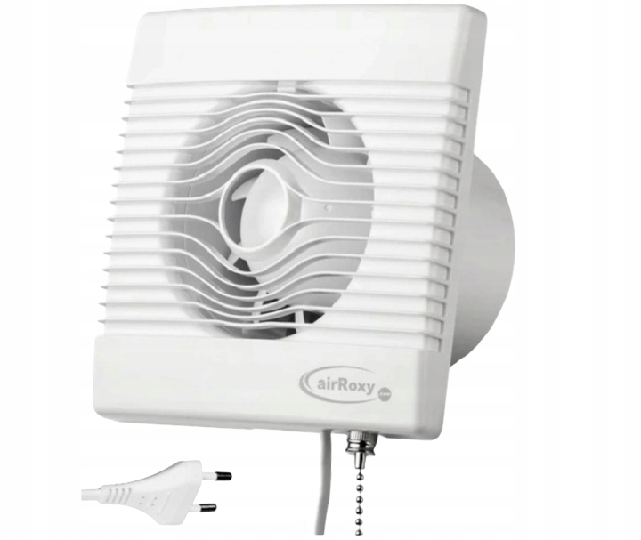 WENTYLATOR ŁAZIENKOWY DOMOWY WYŁĄCZNIK POCIĄGANY SZNUREK AIRROXY PS 150 mm (PS) • Cena, Opinie ...