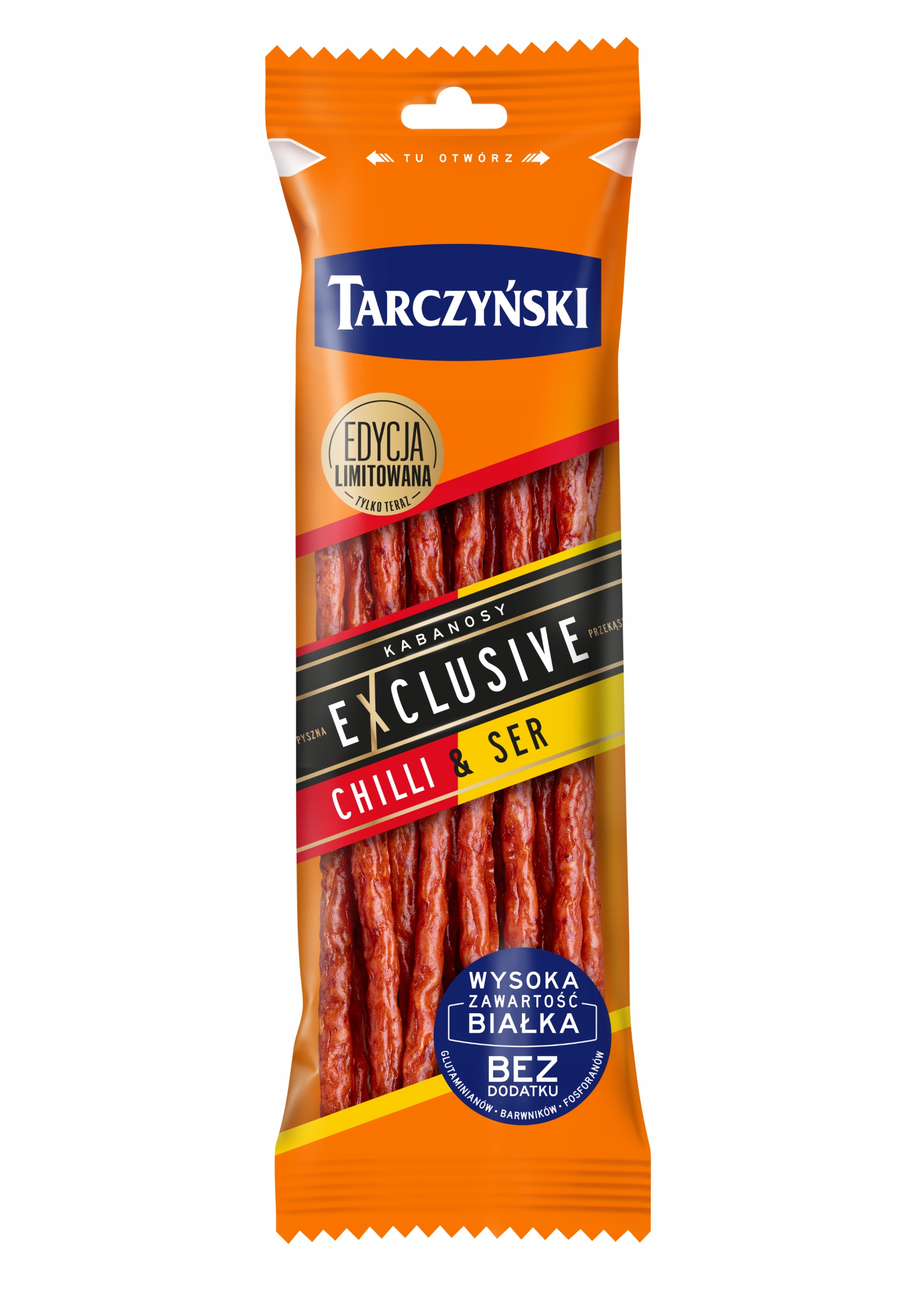Kabanosy Tarczyński chilli & ser 90g 14082174224 - Allegro.pl