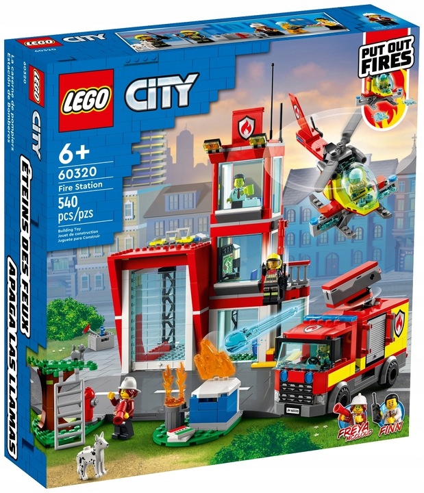 LEGO City Straż pożarna 60320 REMIZA STRAŻACKA (5702017161624) • Cena ...