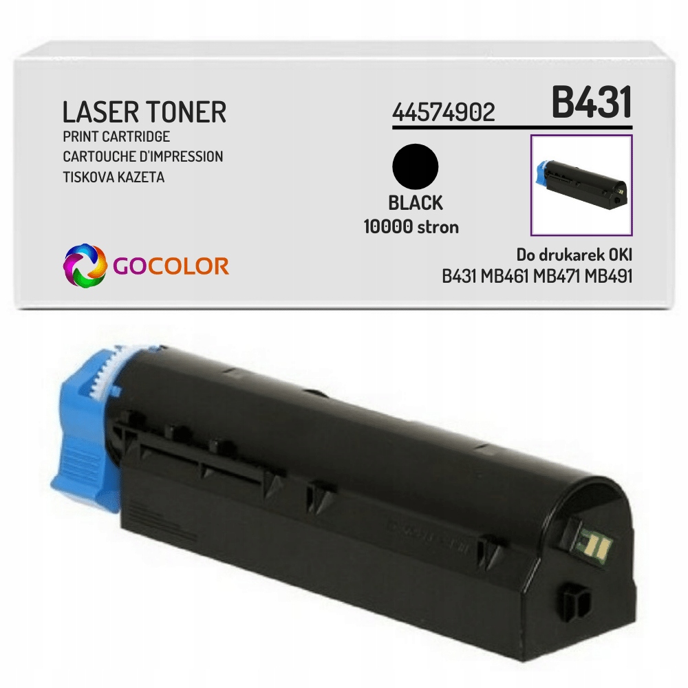 Toner do OKI B431 MB461 MB471 MB491 44574902 10K - Sklep, Opinie, Cena w Allegro