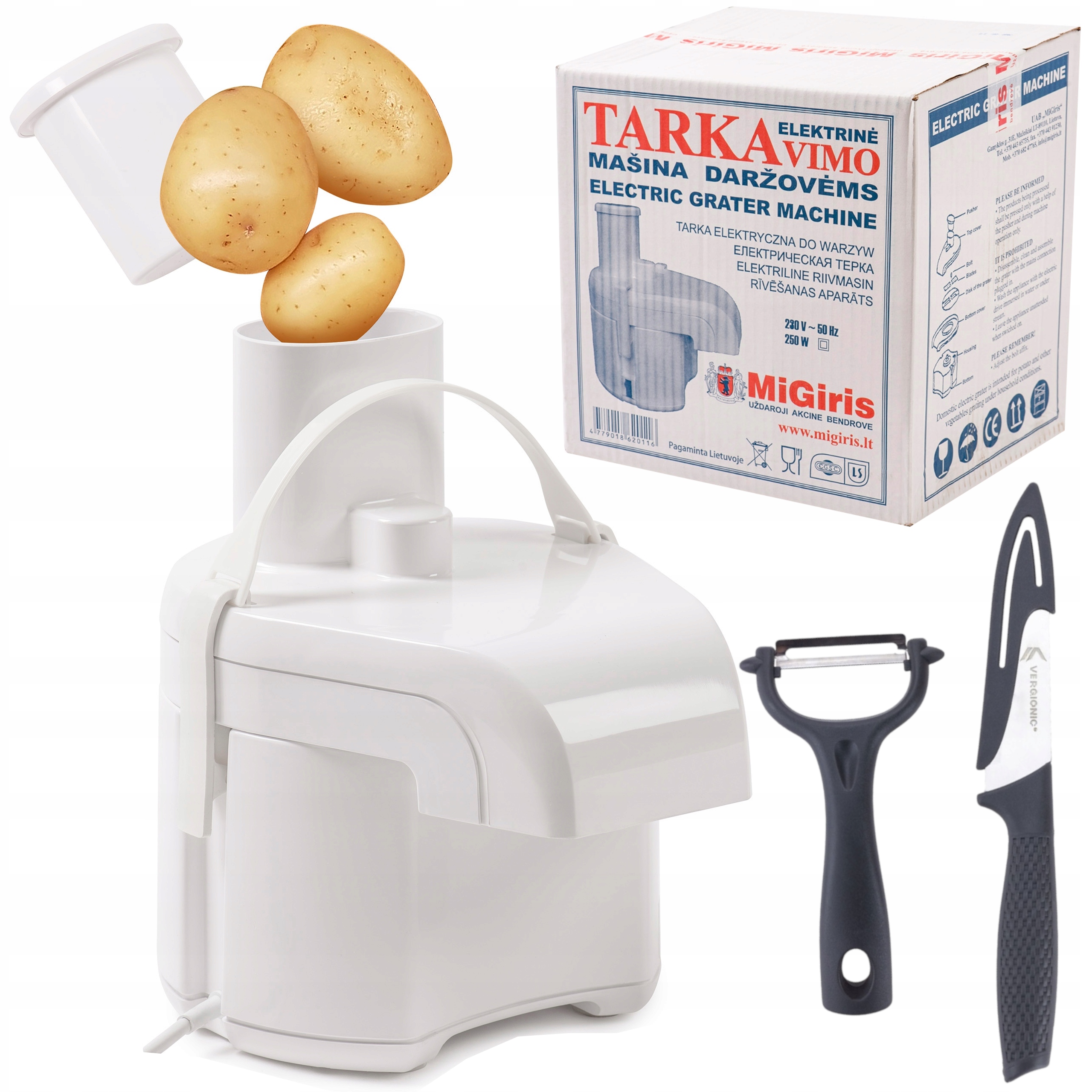 Robot kuchenny MiGiris BETM-1 250 W biały - Sklep, Opinie, Cena w Allegro