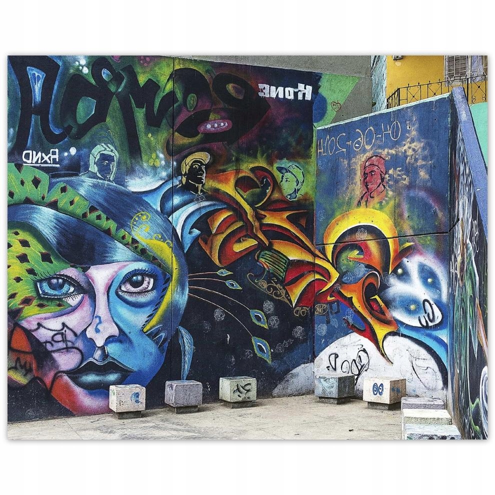 Naklejki 50x40 Graffitti Mural • Cena, Opinie • Naklejki ścienne ...