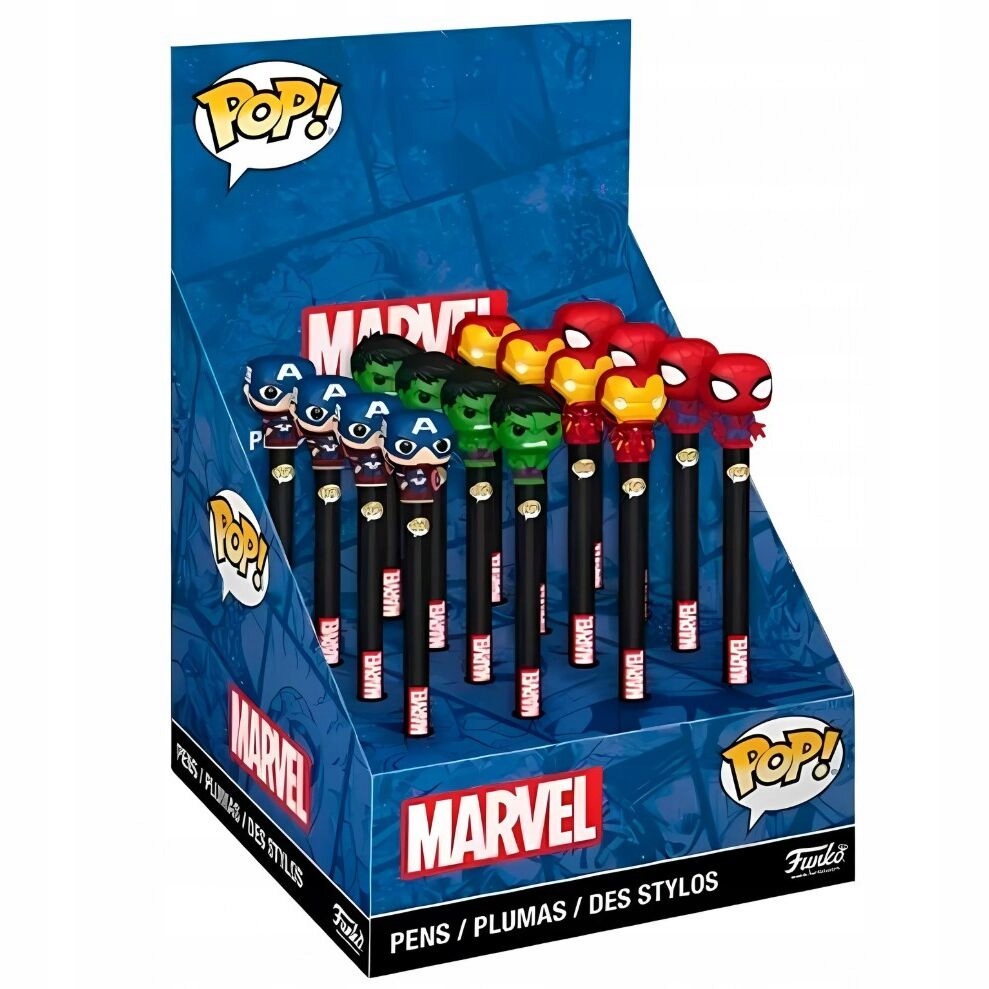 Figurka Funko POP Pen Marvel Captain Hulk Iron Man Spider-Man Długopis ...