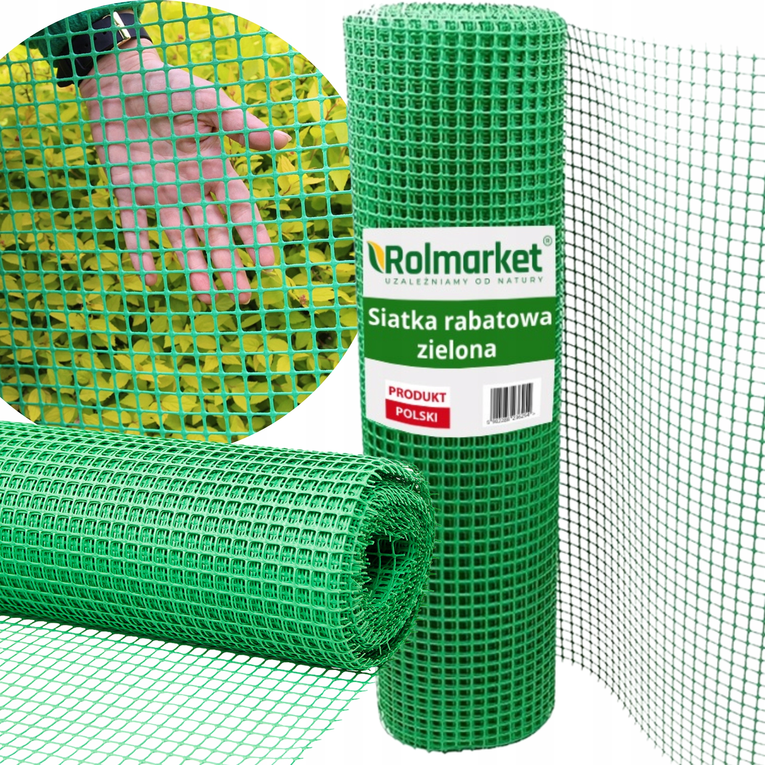 SIATKA PLASTIKOWA OGRODZENIOWA OGRODNICZA RABATKOWA ZIELONA PCV 1,5M x ... SIATKA PLASTIKOWA OGRODZENIOWA OGRODNICZA RABATKOWA ZIELONA PCV 1,5M x ...