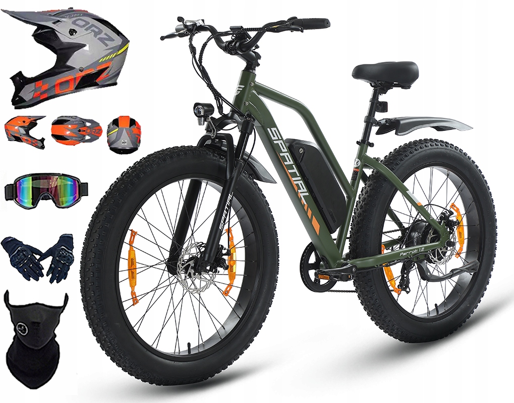 SPATIAL SPA26P1 pojazdy elektryczne 500W 48V13Ah, 624Wh 43 km/h 65 KM ...