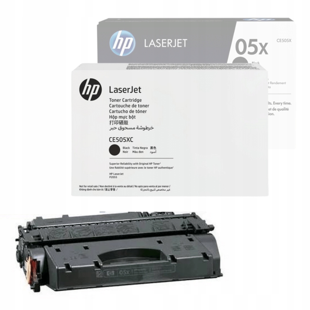 Toner HP LaserJet CE505X Contract Black Print Cartridge CE505XC czarny ...